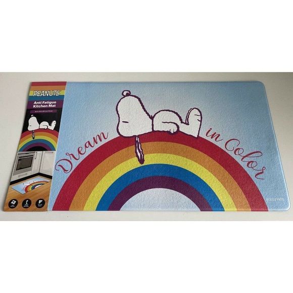 Peanuts | Kitchen | Peanuts Snoopy Kitchen Mat Anti Fatigue Rainbow ...